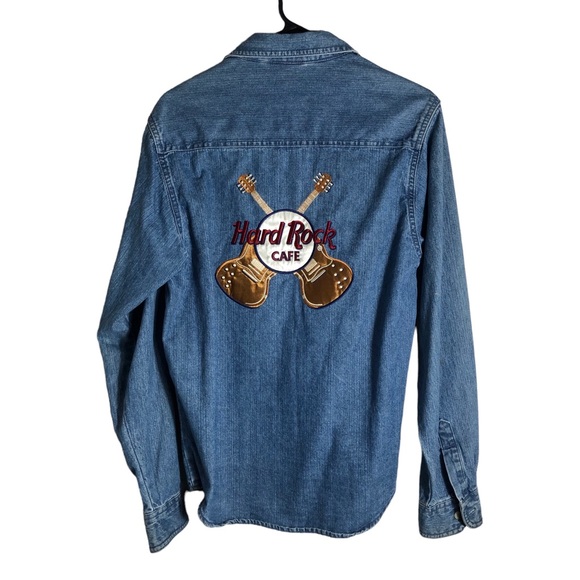 Hard Rock Cafe | Tops | Vintage Hard Rock Cafe Dallas Texas Button Up ...